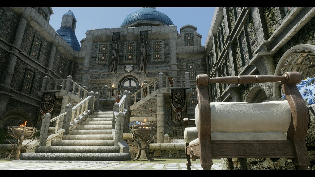 Внутренний двор Синего дворца от Skyfall v1.3.1 | Skyfall's Blue Palace ...