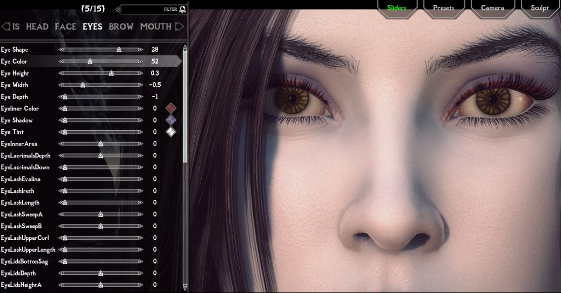 SSE - Improved Eye Model | Улучшенная модель глаз - моды для Skyrim ...
