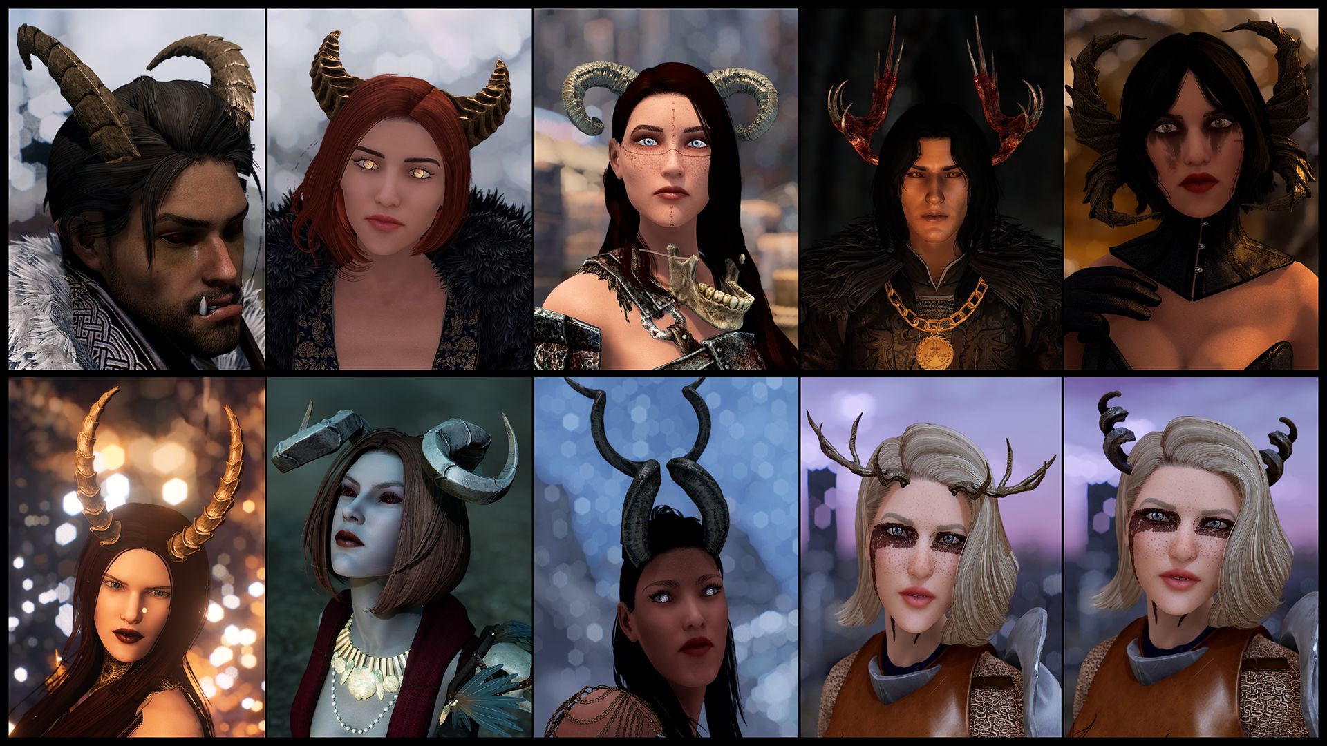 SSE - Wearable Horns | Экипируемые рога - моды для Skyrim Special ...