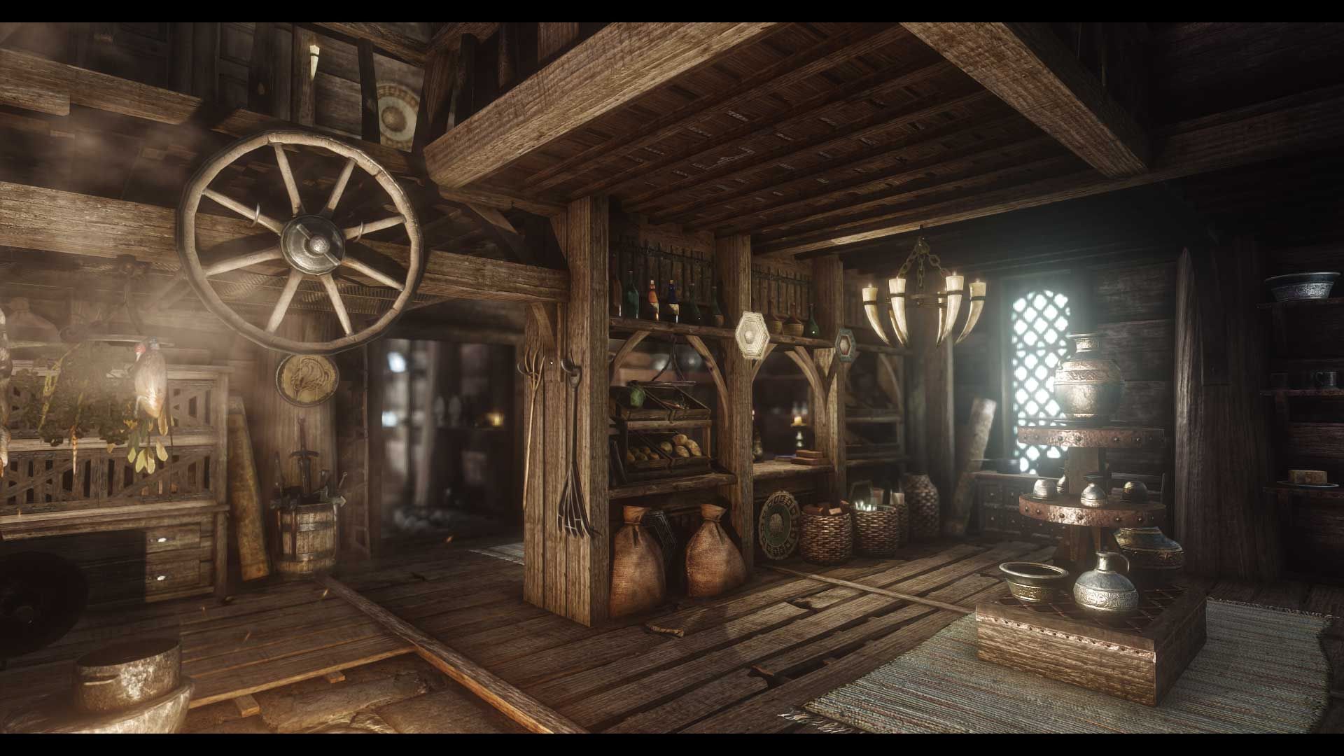 SSE - JK's Belethor's General Goods | Интерьер "Товаров Белетора" от ...