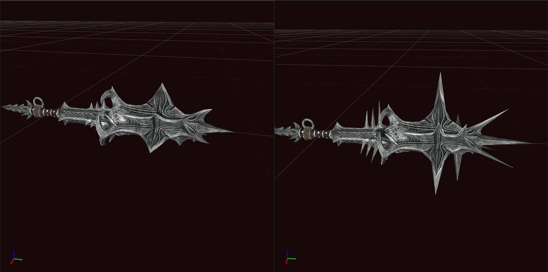 SSE - Weapon Animation (Mace of Molag Bal) | Анимация оружия - Булава ...